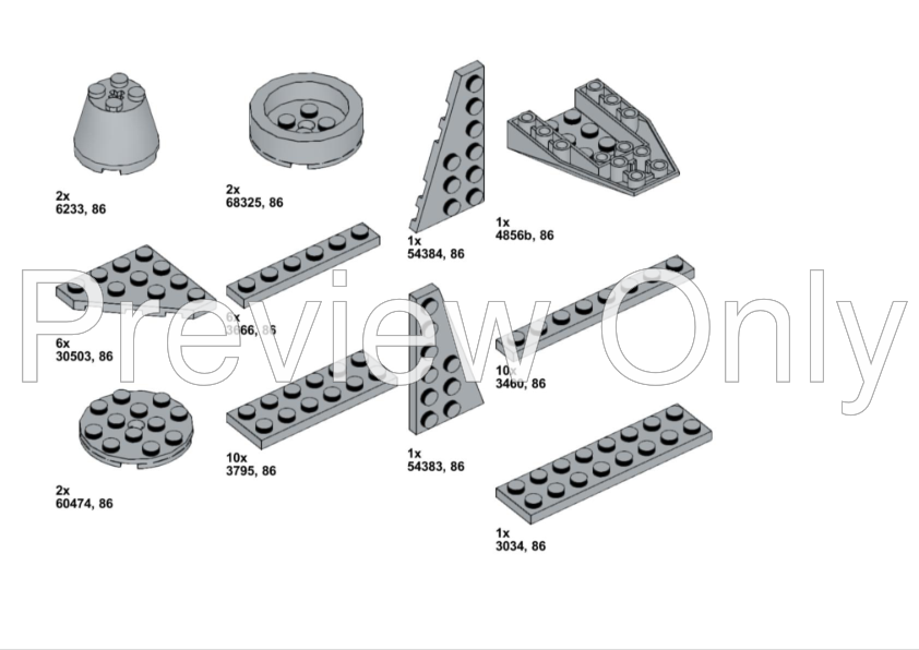 Lego Moc Micro Series Razor Crest 1128 By Obiwanklemmobi