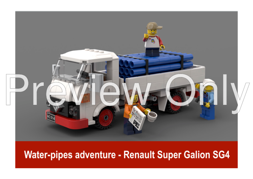 LEGO MOC Water-pipes adventure & Renault Super Galion SG4 by SnowmanV ...