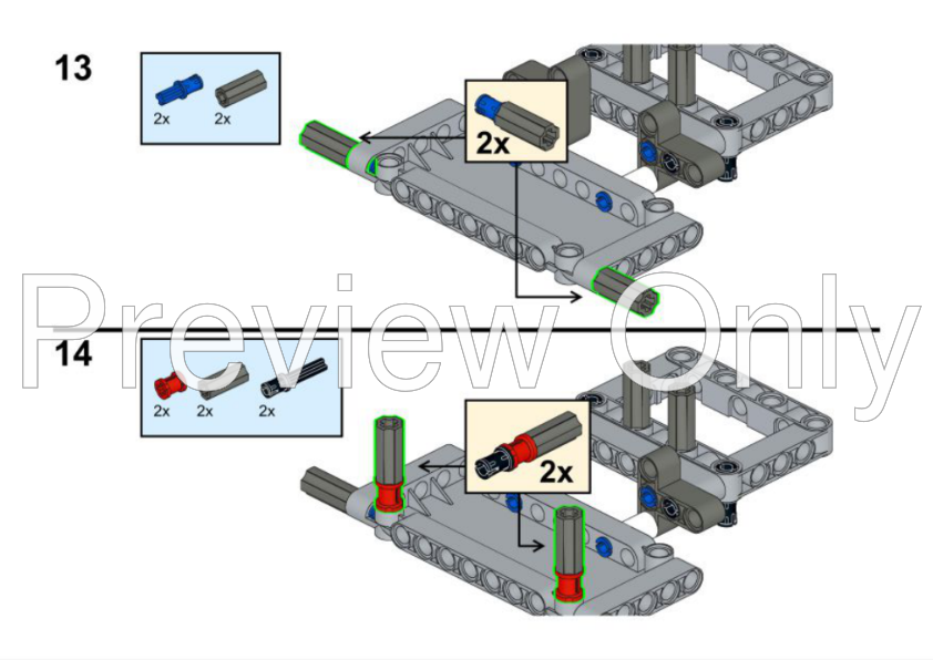 LEGO MOC 42082 - Carousel by 2in1 | Rebrickable - Build with LEGO
