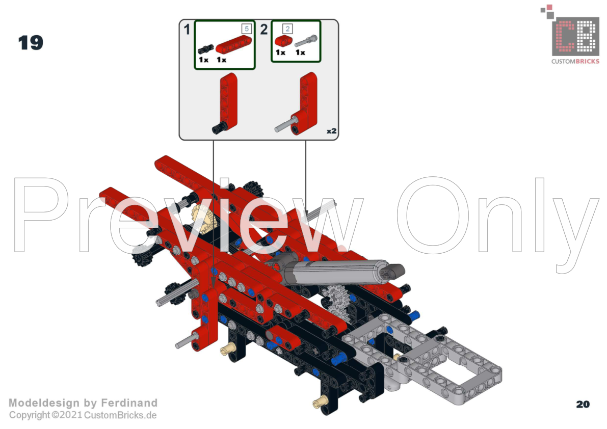LEGO MOC Custom tipping semitrailer by CustomBricks.de | Rebrickable ...