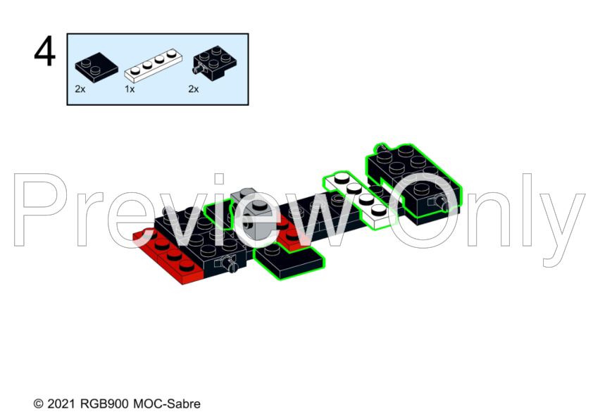 Lego Moc Mclaren Sabre By Rgb900 Rebrickable Build With Lego
