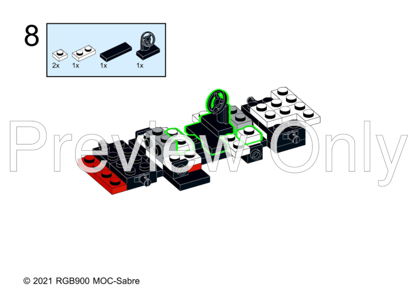 Lego Moc Mclaren Sabre By Rgb900 Rebrickable Build With Lego