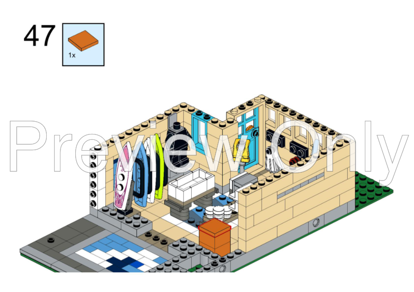 LEGO MOC Modular The Surf Shop & The "Coral" Bar by HannibalJoost ...