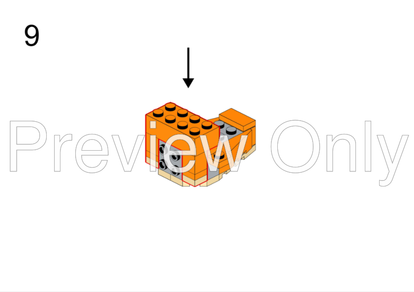 LEGO MOC Charmander by Mith77 | Rebrickable - Build with LEGO