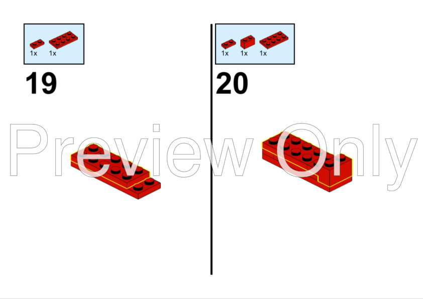 LEGO MOC BMG Brian May custom built Guitar Red Special + Display stand ...