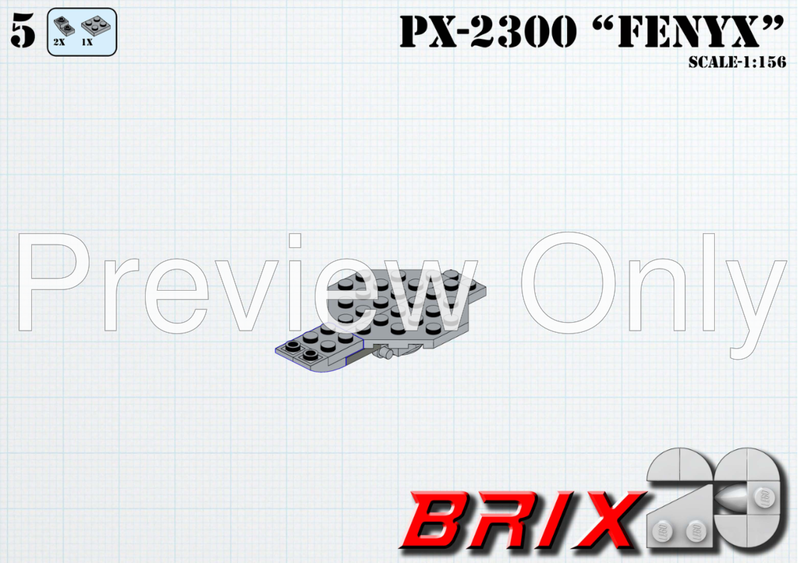 LEGO MOC PX-2300 Fenyx by Brix23 | Rebrickable - Build with LEGO