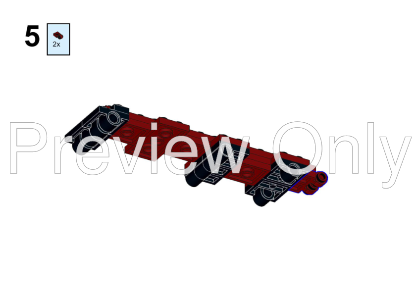 LEGO MOC MB LPS 333 semi truck playable by Kupfer | Rebrickable - Build ...