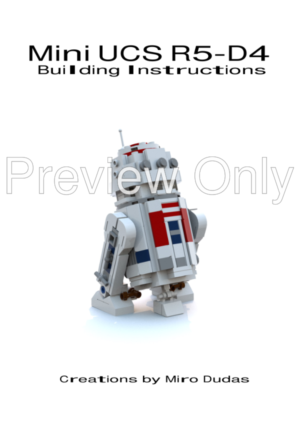 LEGO MOC Mini UCS R5-D4 by Miro | Rebrickable - Build with LEGO