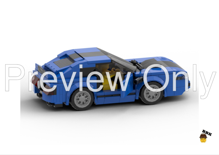 LEGO MOC Ford Mustang 2020 Blu Version Stud8 by billyballokarlo ...