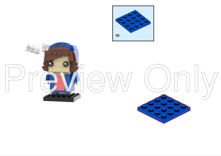 LEGO MOC Nativity Brickheadz - baby Jesus, Virgin Mary, Saint Joseph by ...