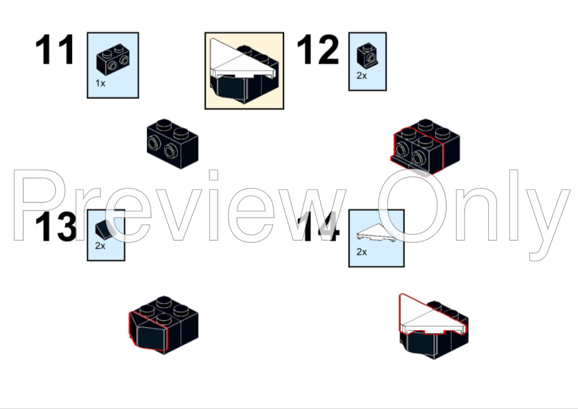 LEGO MOC 2069 Ford LTD Coupe by cixpack | Rebrickable - Build with LEGO