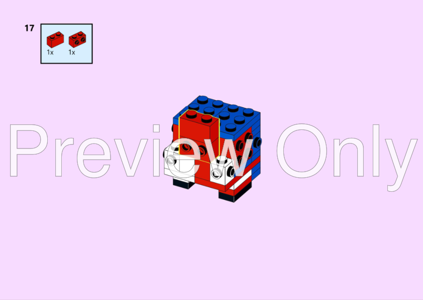 LEGO MOC America Uncle Sam by GetMeBricked | Rebrickable - Build with LEGO