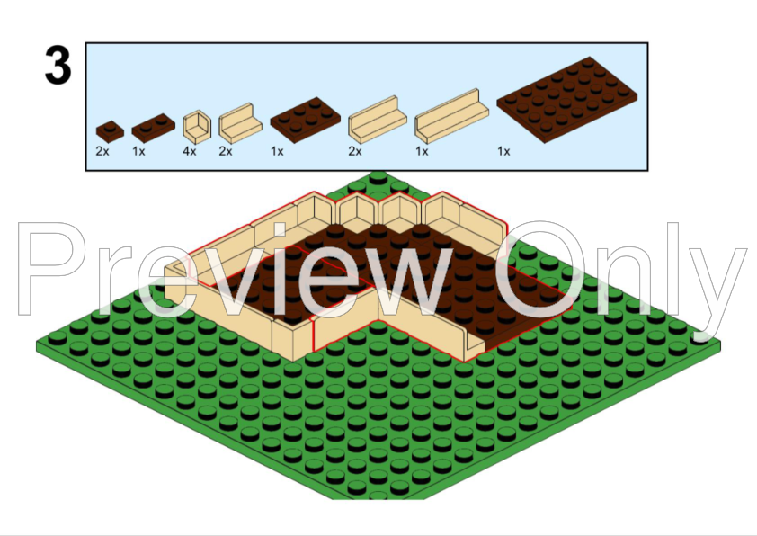 LEGO MOC Minifig Scale Large Conservatory by Famulimus | Rebrickable ...