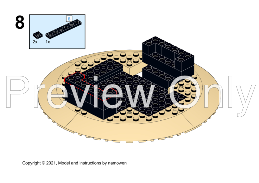 LEGO MOC Display Stand with a Turntable by namowen | Rebrickable ...