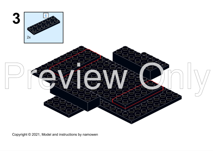 LEGO MOC DNA double helix with a turnable base (manual) by namowen ...