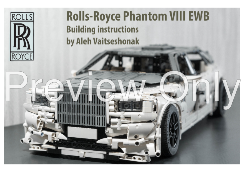 LEGO MOC Rolls-Royce Phantom VIII EWB by OleJka | Rebrickable - Build ...