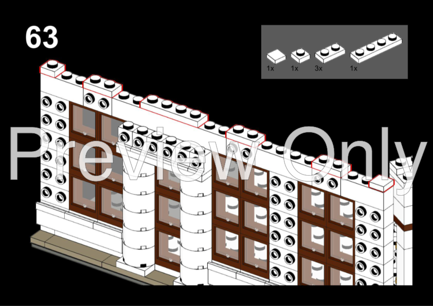 LEGO MOC Gringotts by JL.Bricks | Rebrickable - Build with LEGO