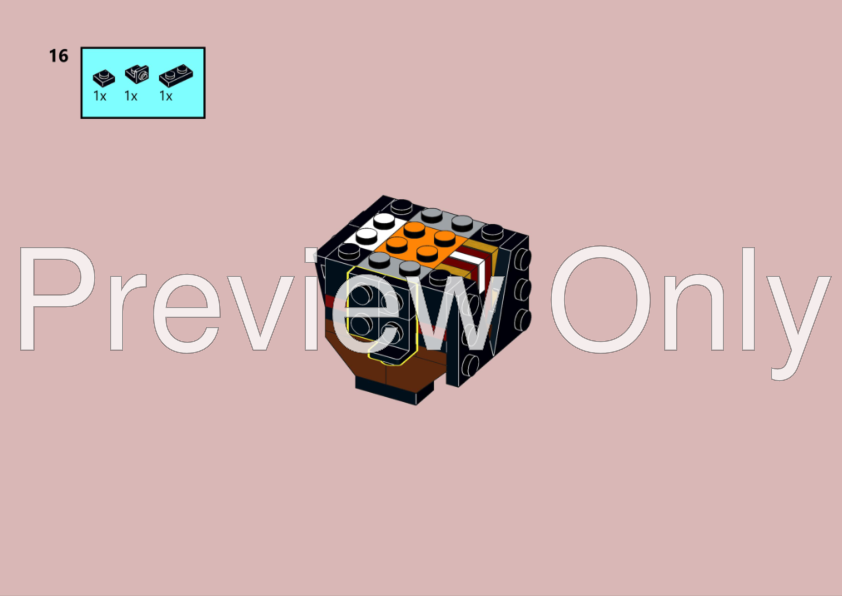 LEGO MOC Dutch painter Rembrandt by GetMeBricked | Rebrickable - Build ...