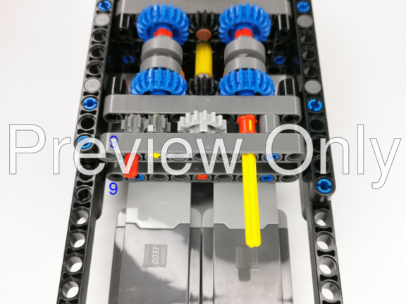LEGO MOC 8-speed gearbox with automatic shifter [MOC]. Power Up Control ...