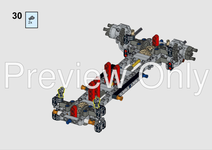 LEGO MOC 42082 Aircraft Tug by mic8per | Rebrickable - Build with LEGO