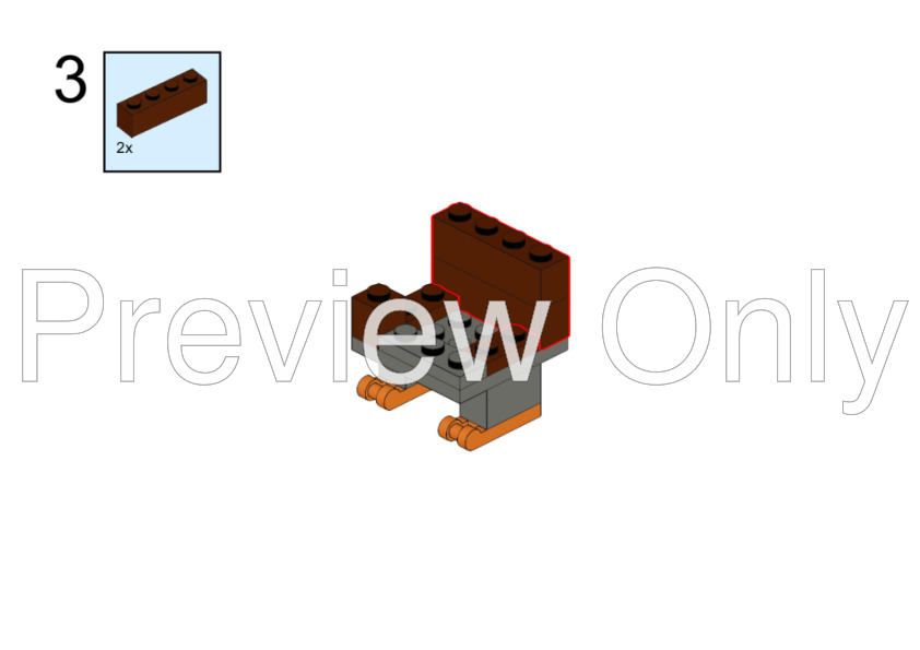 LEGO MOC Jar Jar Binks BrickHeadz by Imperial_brickz | Rebrickable ...