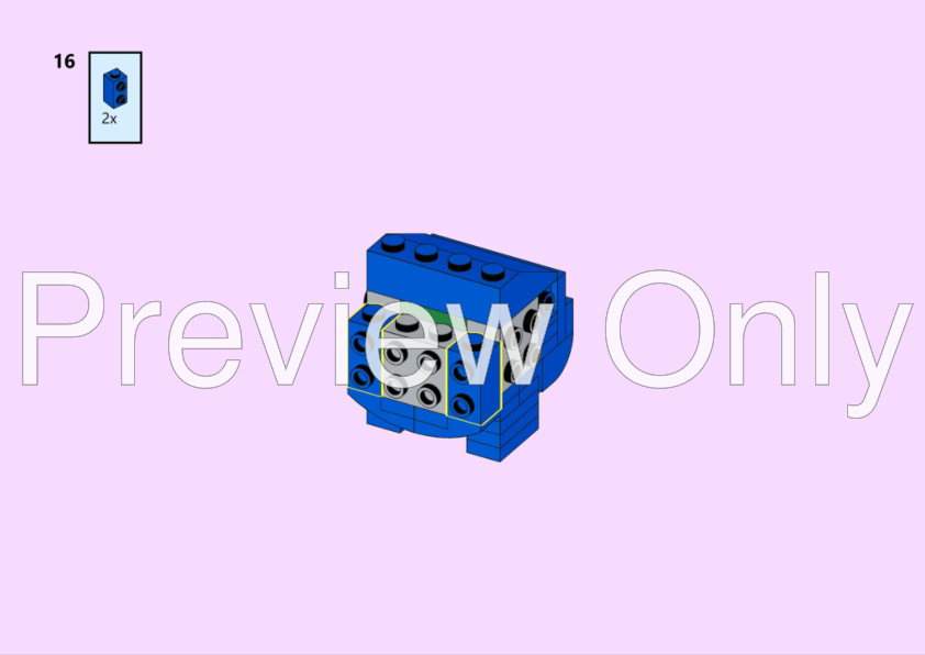 LEGO MOC-74465 Cookie Monster by GetMeBricked | Rebrickable - Build ...