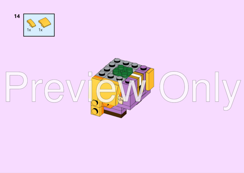 LEGO MOC Gilderoy Lockhart by GetMeBricked | Rebrickable - Build with LEGO