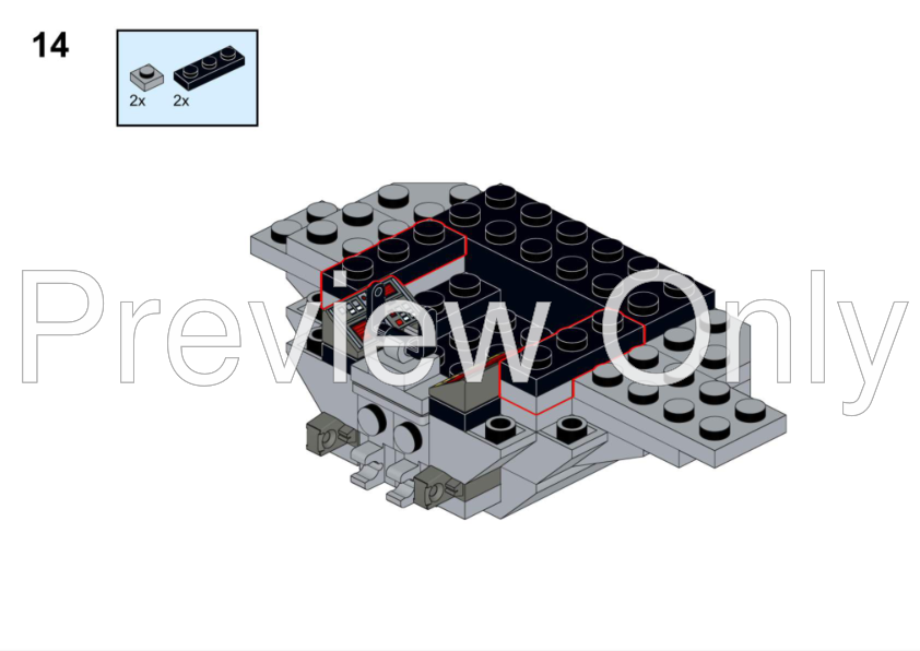 LEGO MOC TIE Interceptor Brute by ryan1172 | Rebrickable - Build with LEGO