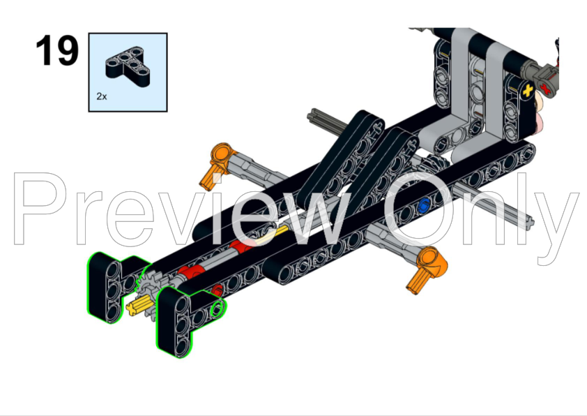 LEGO MOC 42106 - D-Model - Mining Truck by stily | Rebrickable - Build ...