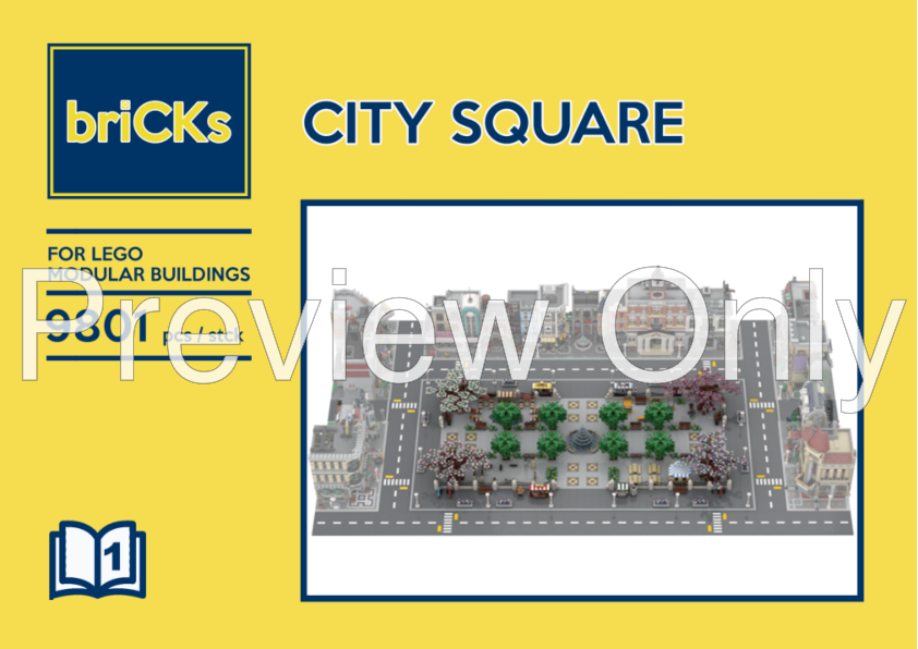 LEGO MOC briCKs - City Square for Modular Buildings by briCKsbyCK ...