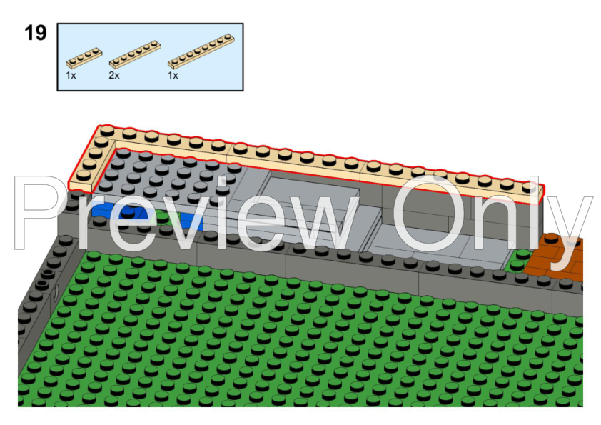LEGO MOC Modular Court House by Chricki | Rebrickable - Build with LEGO