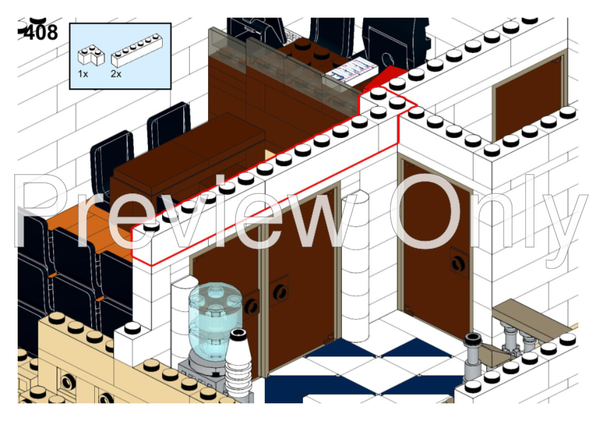 LEGO MOC Modular Court House by Chricki | Rebrickable - Build with LEGO