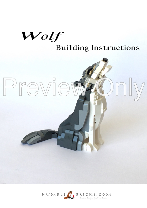 LEGO MOC Wolf by Miro | Rebrickable - Build with LEGO