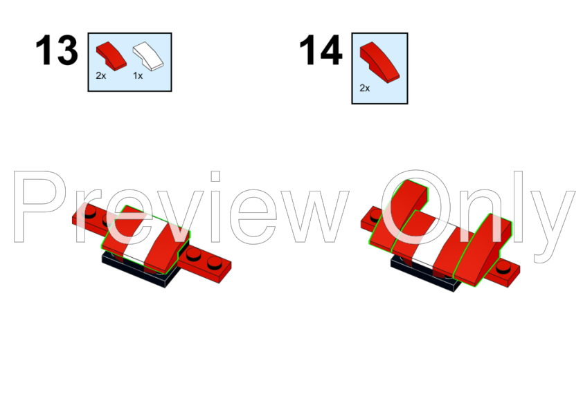 LEGO MOC Ferrari 330 P4 by darsedz | Rebrickable - Build with LEGO