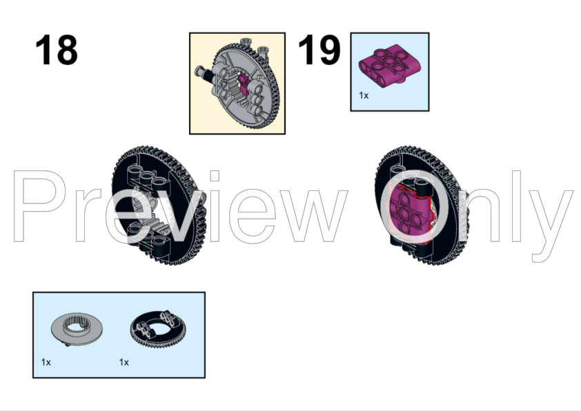 LEGO MOC Spike Prime analog clock with three mechanically linked hands ...