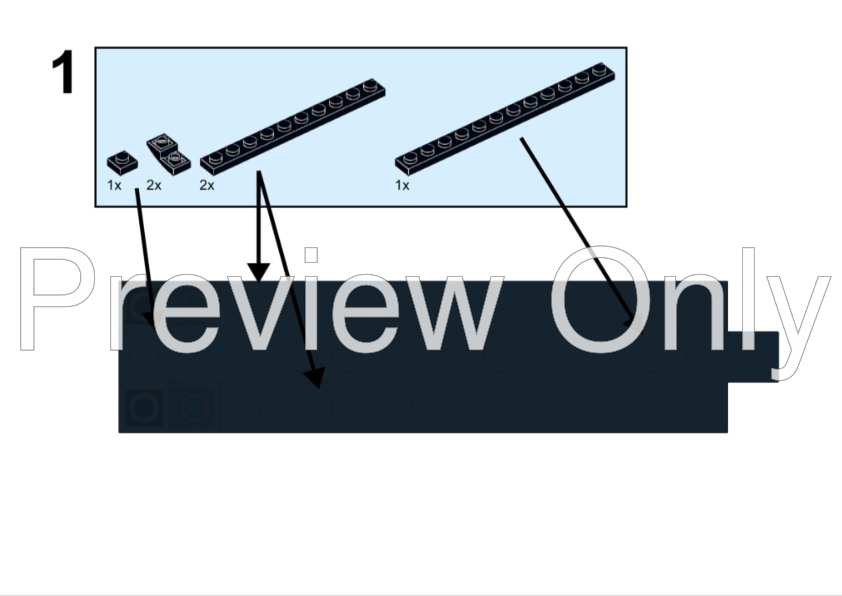 LEGO MOC UH-60 Black Hawk Mini-Scale by Brickosaurus | Rebrickable ...