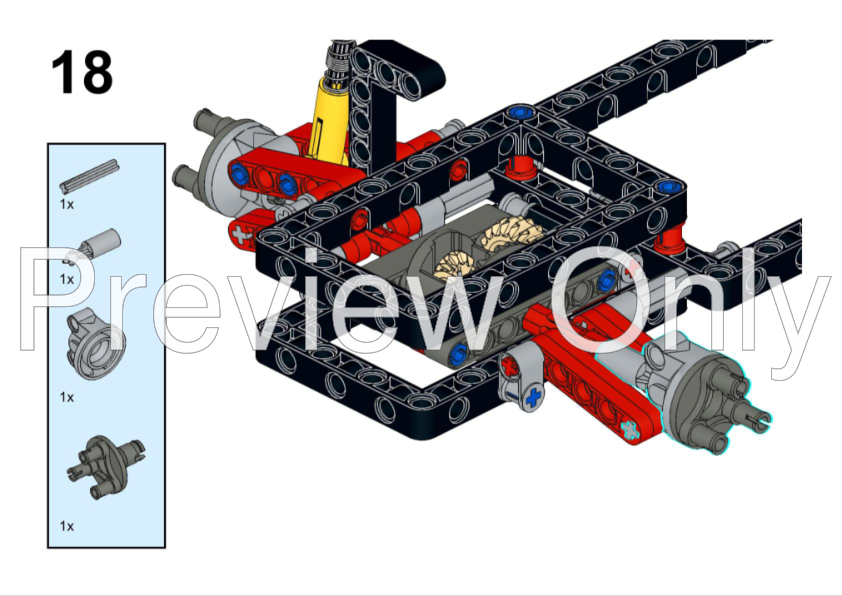 LEGO MOC-76011 42125 Dune Buggy by paave | Rebrickable - Build with LEGO