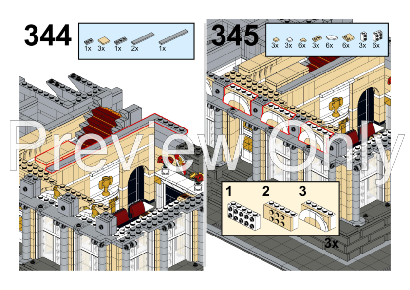 LEGO MOC The Embassy Building by Brickstyle City | Rebrickable - Build ...