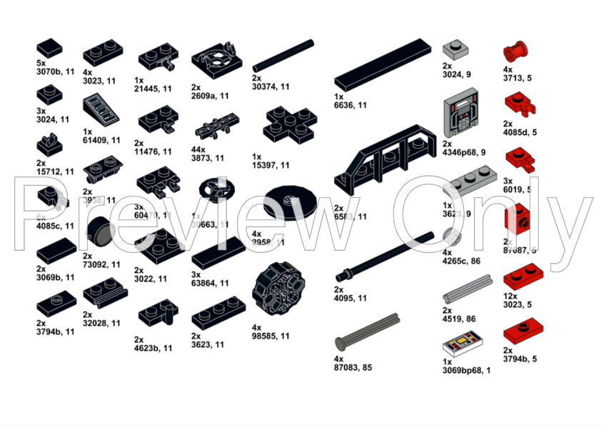 LEGO MOC M:Tron T4 by Thomus_Bean | Rebrickable - Build with LEGO