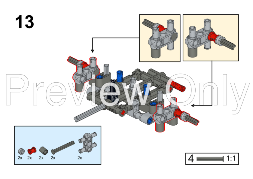 LEGO MOC Ford F-350 Dually Pickup Truck (DRW) with horse trailer/42078 ...