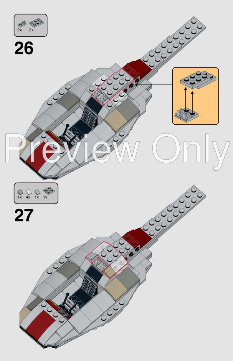 LEGO MOC Drexl-Class Starfighter by thomin | Rebrickable - Build with LEGO