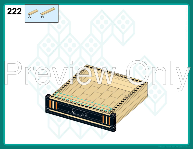 Lego Moc Box With Drawer And Inlaid Marquetry Style Detailing By Marty
