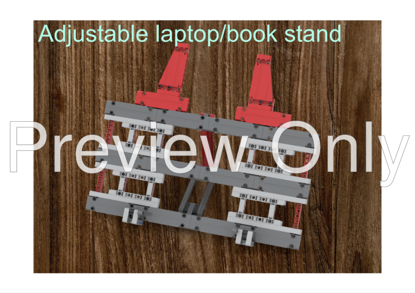 LEGO MOC Adjustable laptop/book stand by HighKing | Rebrickable - Build ...