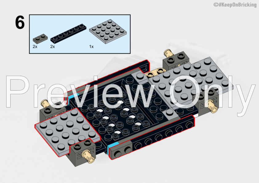 LEGO MOC 76898 Supercar by Keep On Bricking | Rebrickable - Build with LEGO