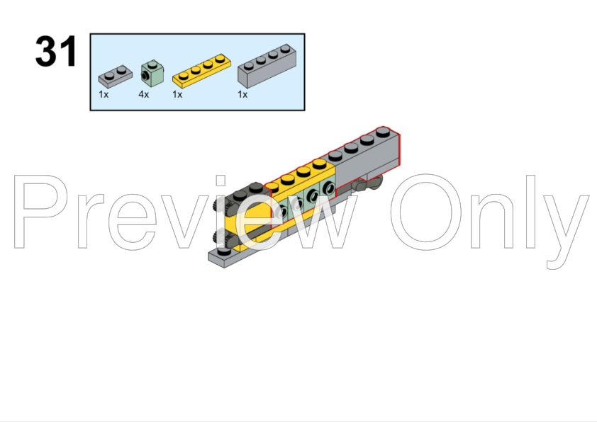 LEGO MOC Desert Martlet by JoshBrickBirds | Rebrickable - Build with LEGO