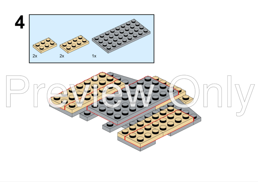 LEGO MOC Desert Martlet by JoshBrickBirds | Rebrickable - Build with LEGO