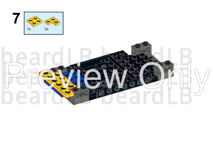 LEGO MOC Bugatti Chiron red 8-wide shpeed champions by beardLB ...