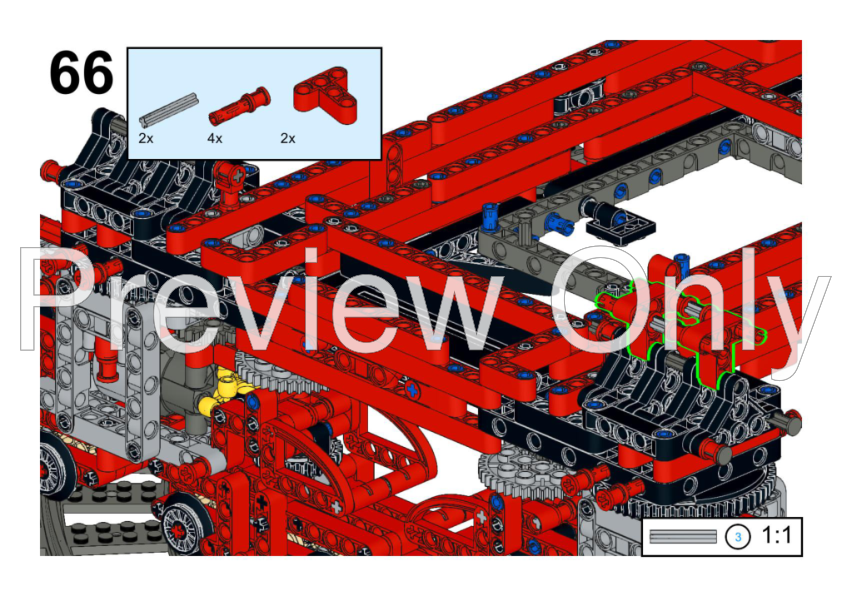 LEGO MOC Mammoet PTC-200-DS SSL by OleJka | Rebrickable - Build with LEGO