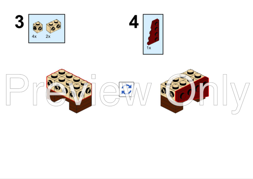 Lego Moc Embo Brickheadz By Fmbricks Rebrickable Build With Lego