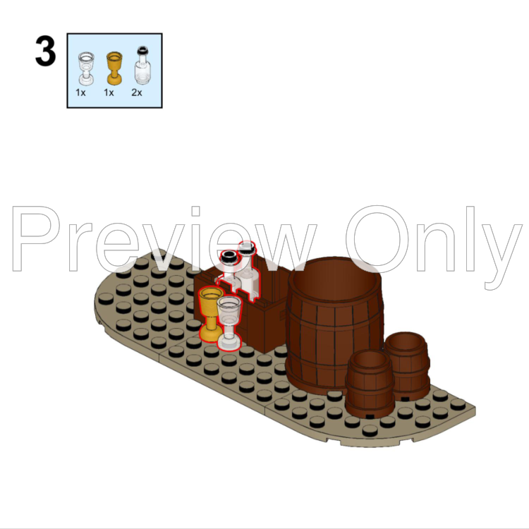 LEGO MOC Wine seller by peter.keith | Rebrickable - Build with LEGO